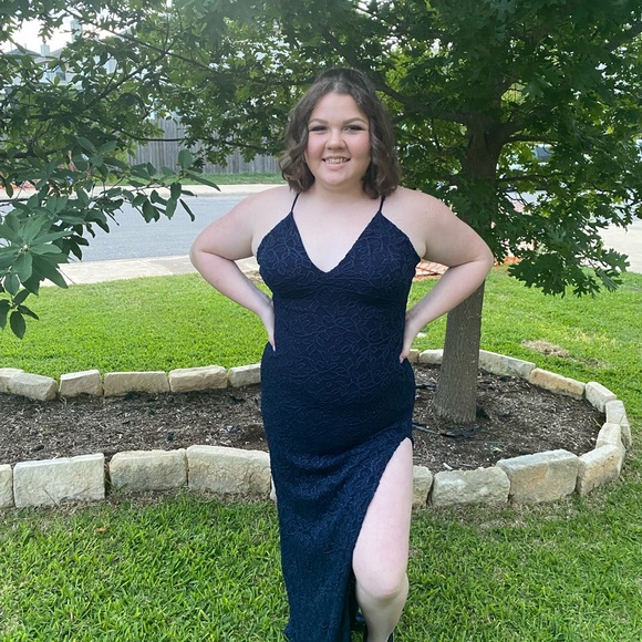 Windsor | Dresses | Windsor Navy Blue Prom Dress | Poshmark